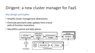 BATbern53 ETHZ Rethinking Cluster State Management for Lightweight Function as a Service ...