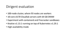 BATbern53 ETHZ Rethinking Cluster State Management for Lightweight Function as a Service ...