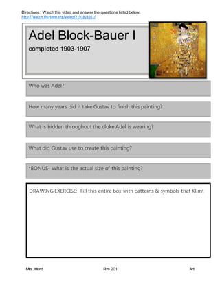 Klimt notes | DOCX