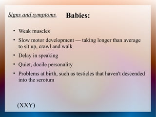 Klinefelter syndrome | PPT