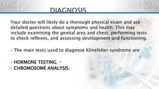 Klinefelter syndrome | PPTX