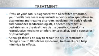 Klinefelter syndrome | PPTX