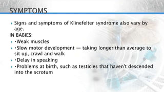 Klinefelter syndrome | PPT
