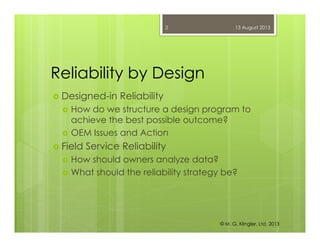 Mac Klingler: 2013 Sandia National Laboratoies Wind Plant Reliability ...