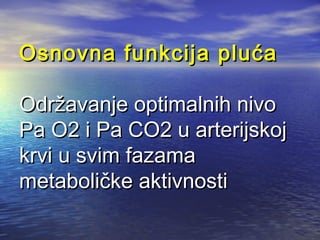 Klinicka fiziologija pluca | PPT