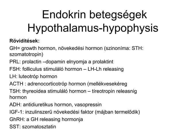 Klinikai endokrinológia | PPT