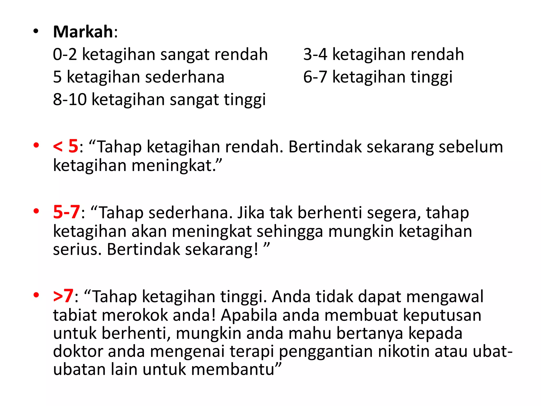 Klinik berhenti merokok | PPTX