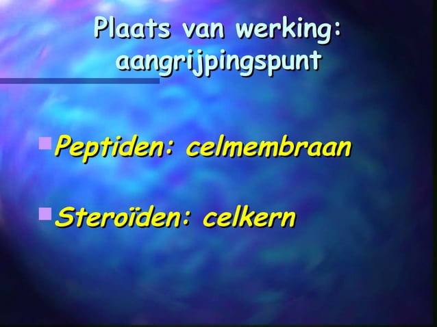 Klinische les | PPT | Hormonal Disorders | Endocrine and Metabolic Diseases