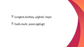 klino Filipino 9 Ikalawang Markahan Pagpapasidhi ng Damdamin | PPTX