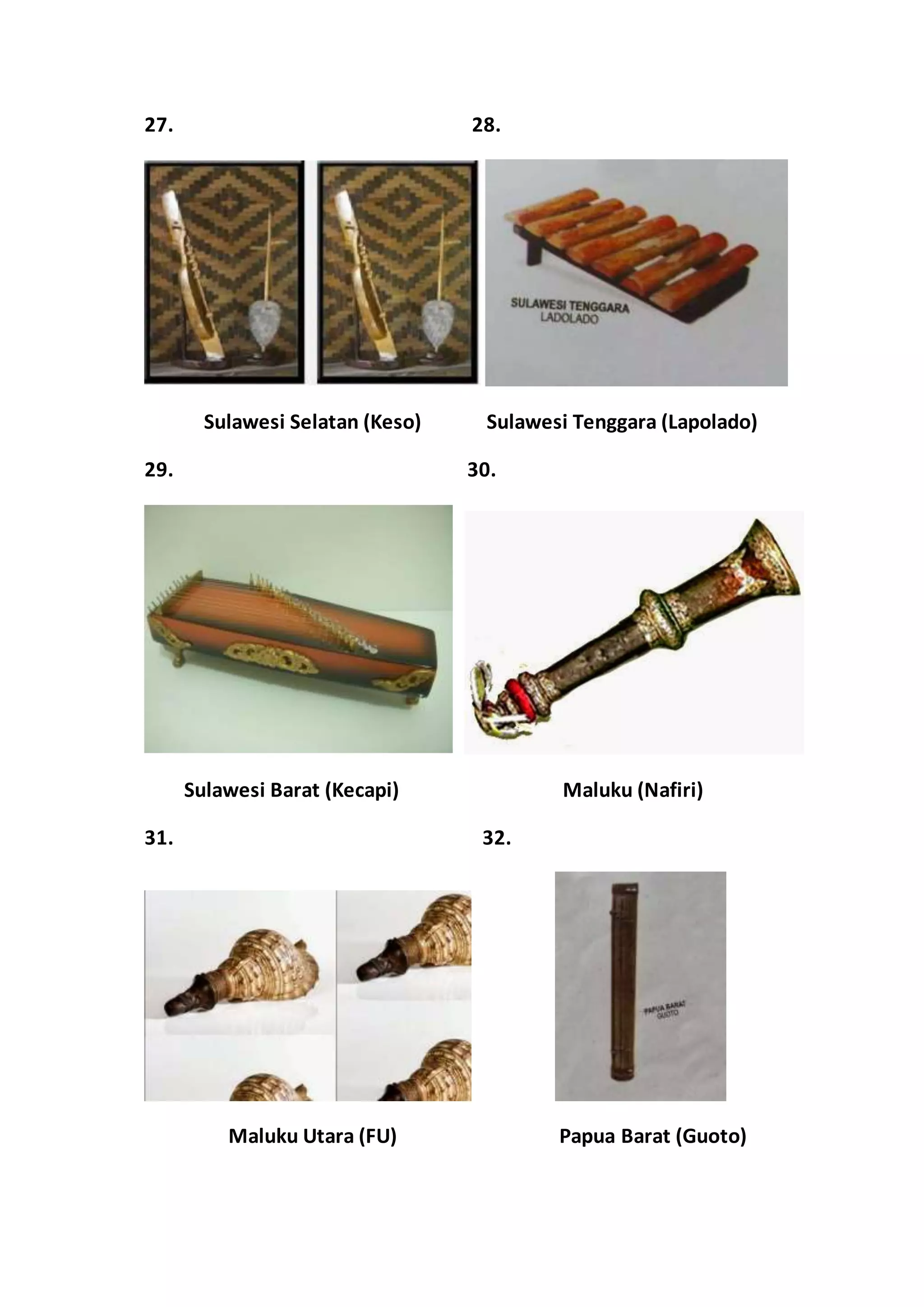 Kliping alat musik tradisional indonesia | DOCX