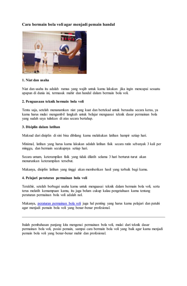 Kliping bola volvy 2 | DOCX