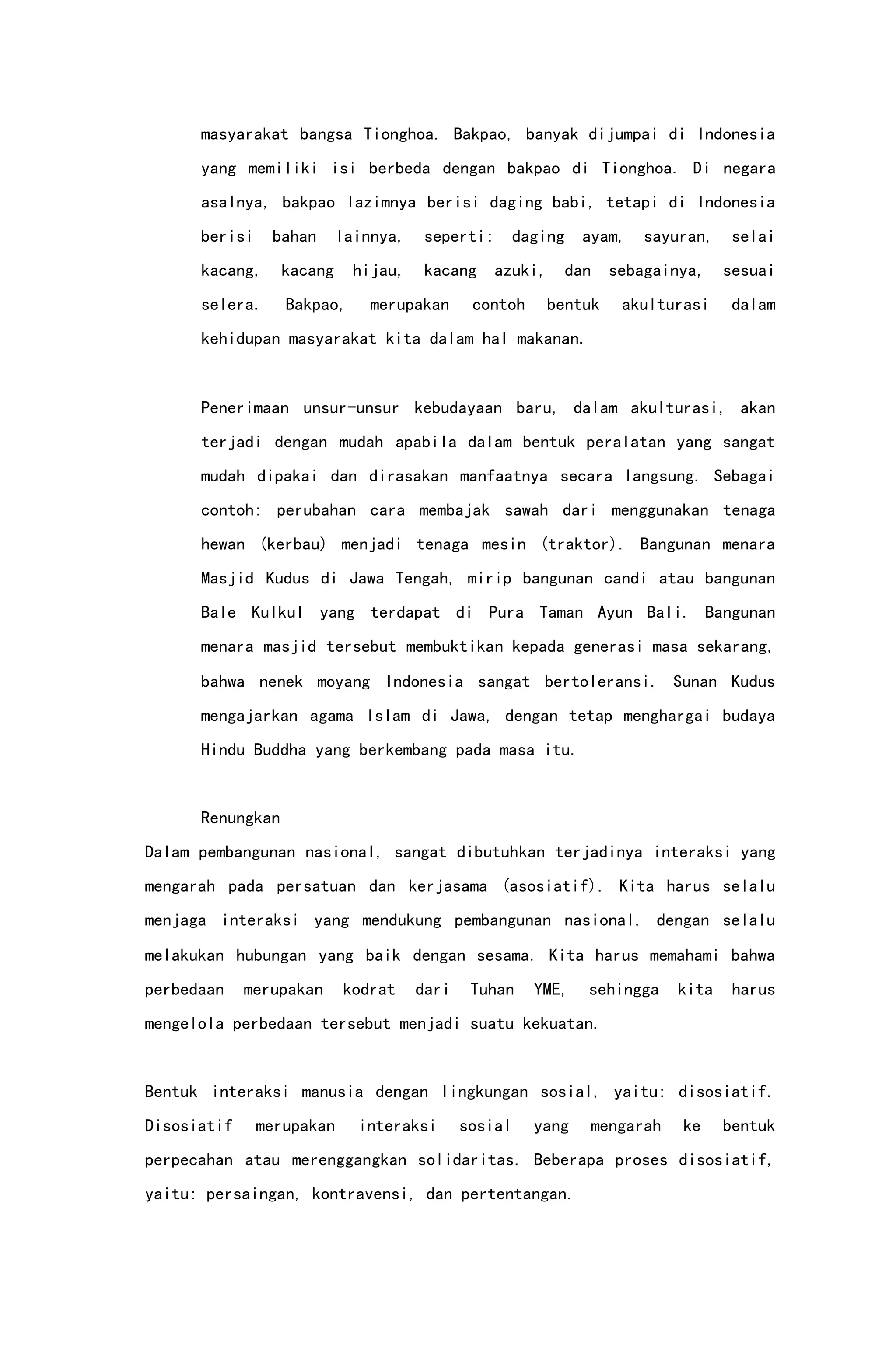 Kliping interaksi sosial | DOCX