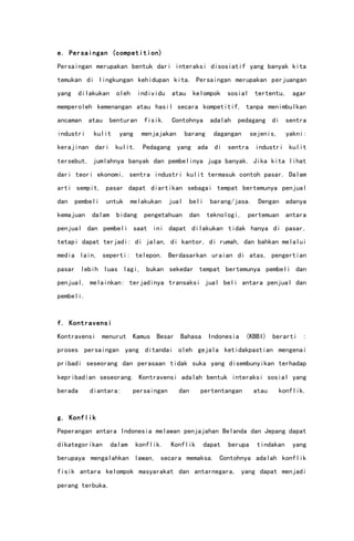 Kliping interaksi sosial | DOCX