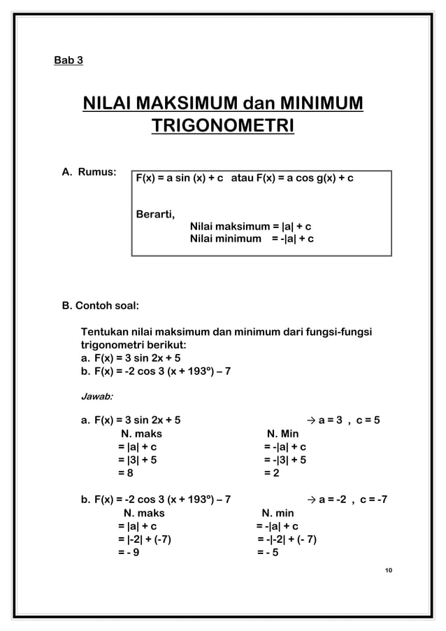 KNAR13 - MATEMATIKA MINAT SMA (KLIPING) | PDF