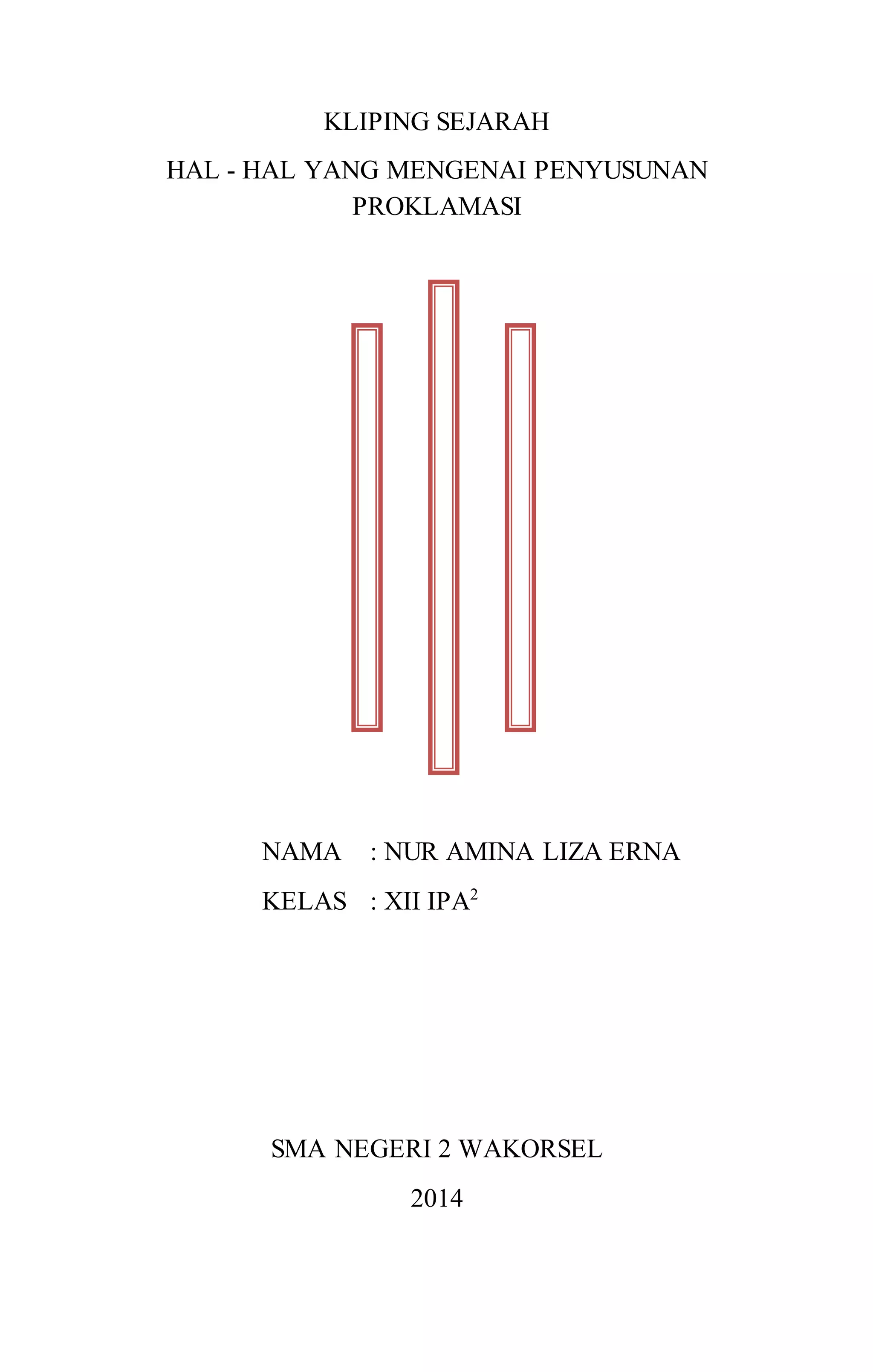 Kliping sejarah | DOCX