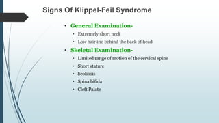 Klippel feil syndrome | PPTX | Death, Injury, or Military Conflict ...