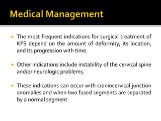 Klippel-Feil Syndrome | PPTX