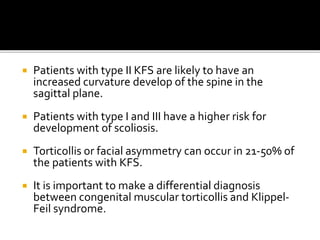 Klippel-Feil Syndrome | PPTX