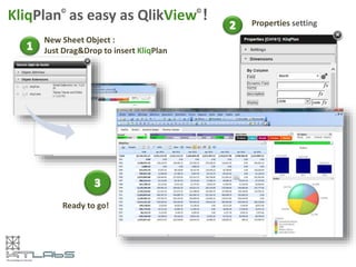 KliqPlan: Einfache Dateneingabe fur QlikView | PPTX