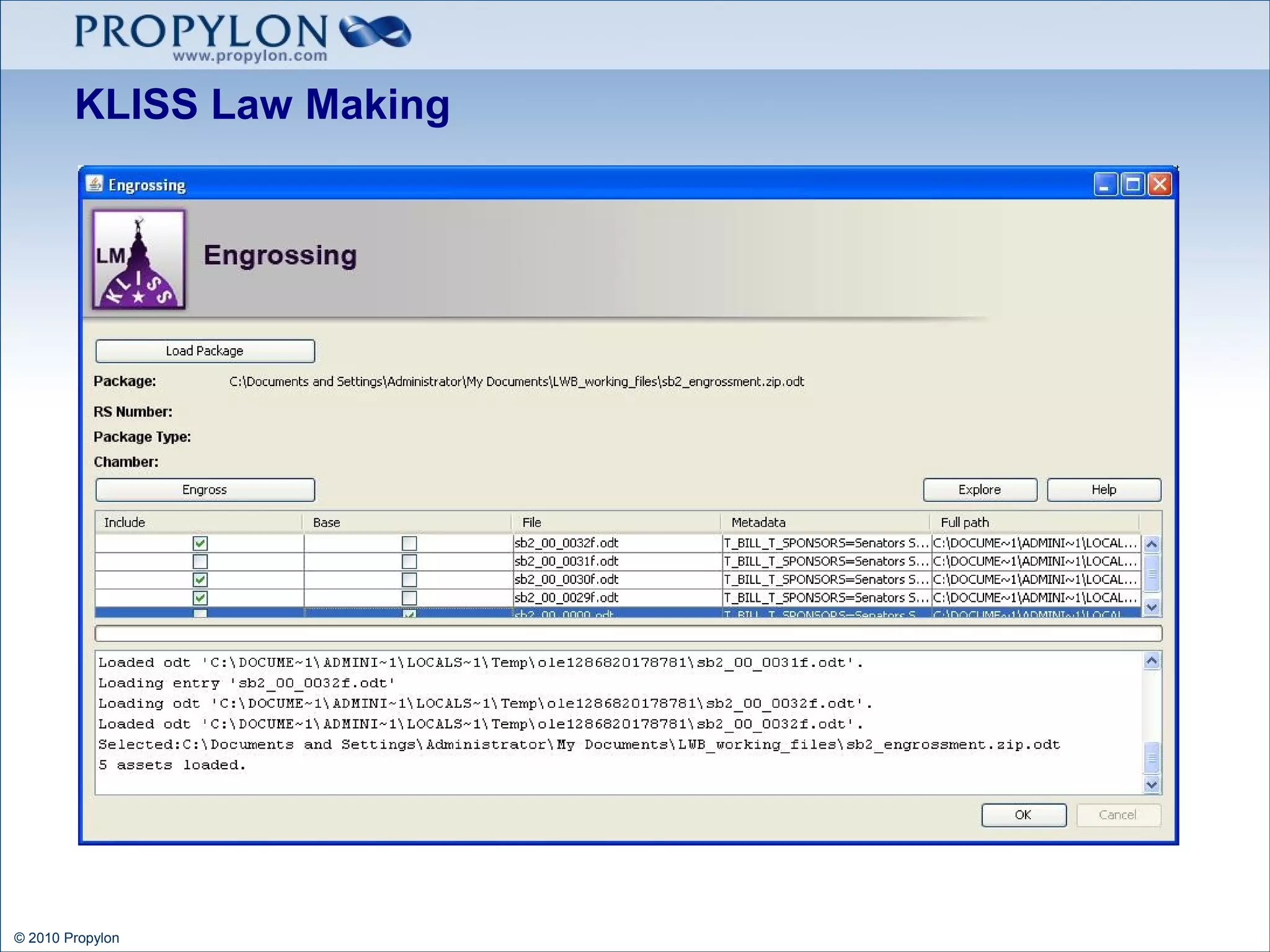 KLISS - Next Gen. Legislative Enterprise Architecture | ODP