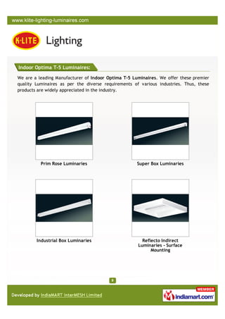 K-Lite Industries, Chennai , Lighting Luminaries | PDF