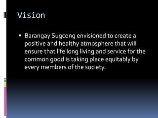 Barangay Sugcong | PPT