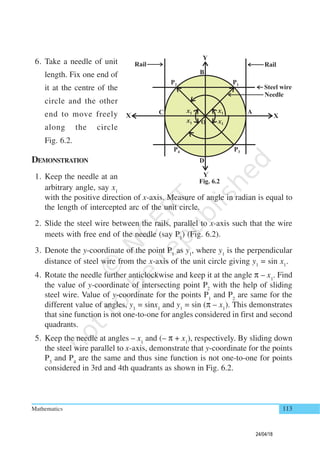 ACTIVITY OF MATHEMATICS CLASS 12th | PDF