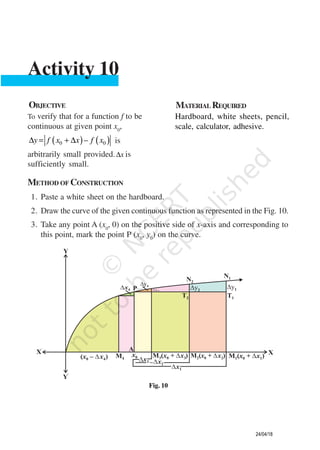 ACTIVITY OF MATHEMATICS CLASS 12th | PDF