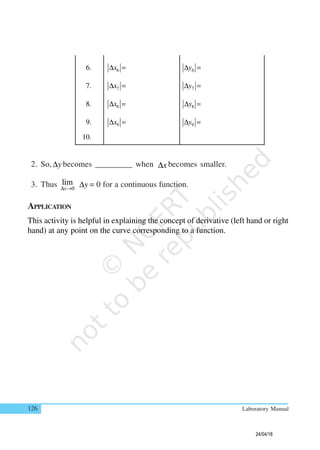 ACTIVITY OF MATHEMATICS CLASS 12th | PDF