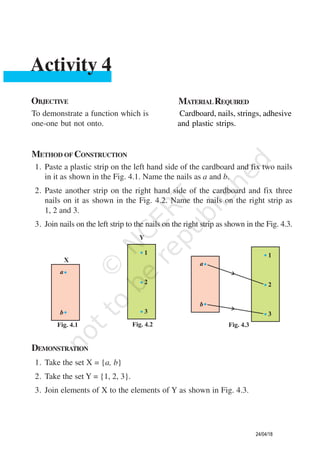 ACTIVITY OF MATHEMATICS CLASS 12th | PDF