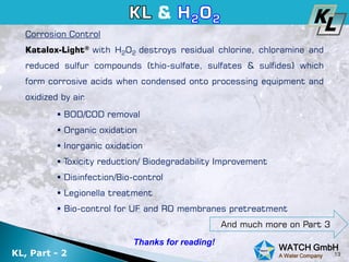 Advanced Filtration with Katalox Light (Part2) | PDF