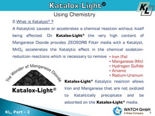 Advanced Filtration with Katalox Light (Part2) | PDF