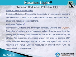 Advanced Filtration with Katalox Light (Part2) | PDF
