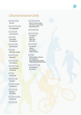 Koululiikuntaliiton toimintakertomus 2009 | PDF