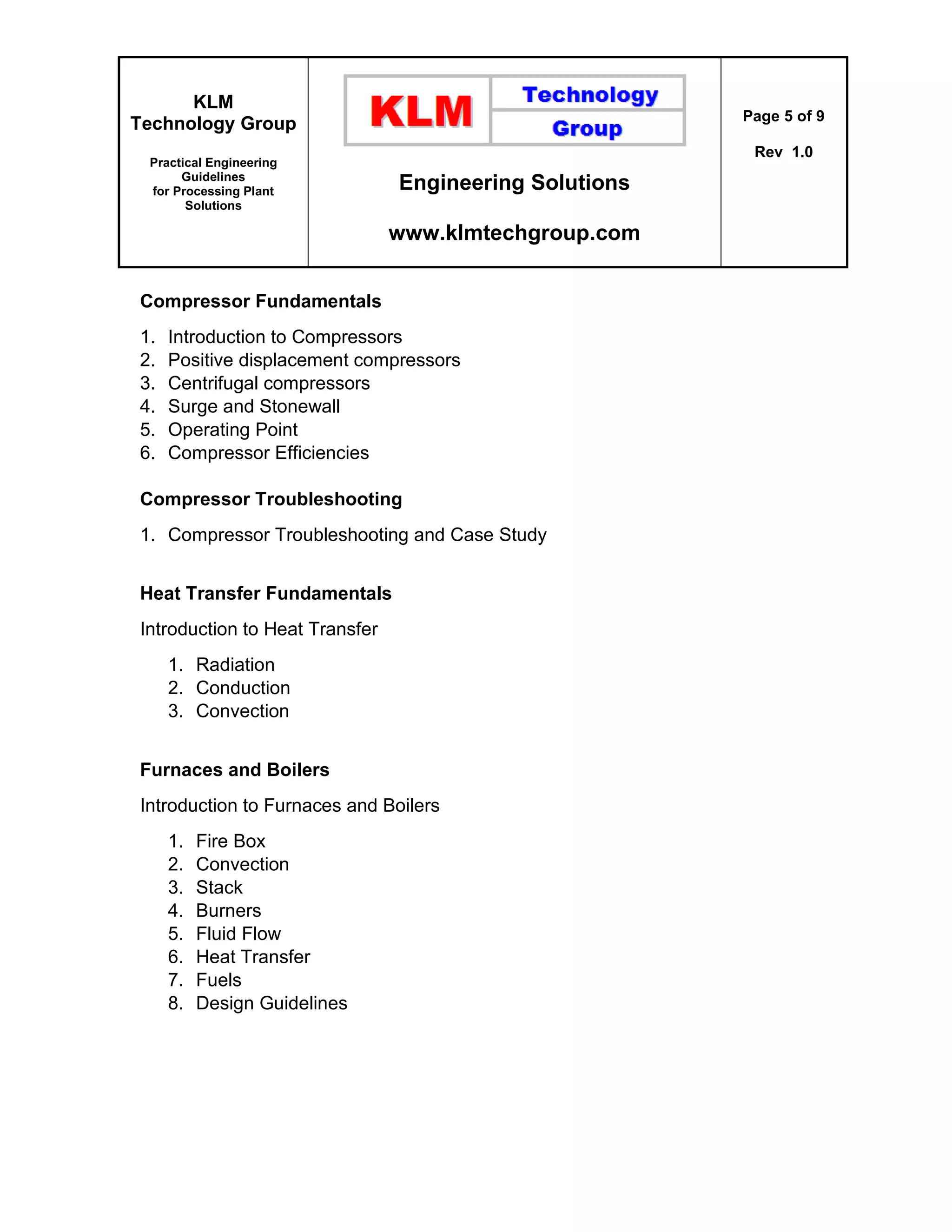 Introduction to Unit Operation Fundamentals and Troubleshooting ...