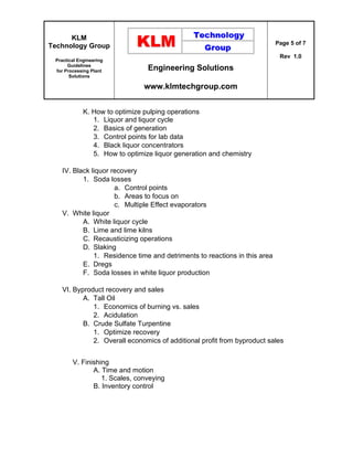 Optimizing Paper Mill Operations Training Course | PDF