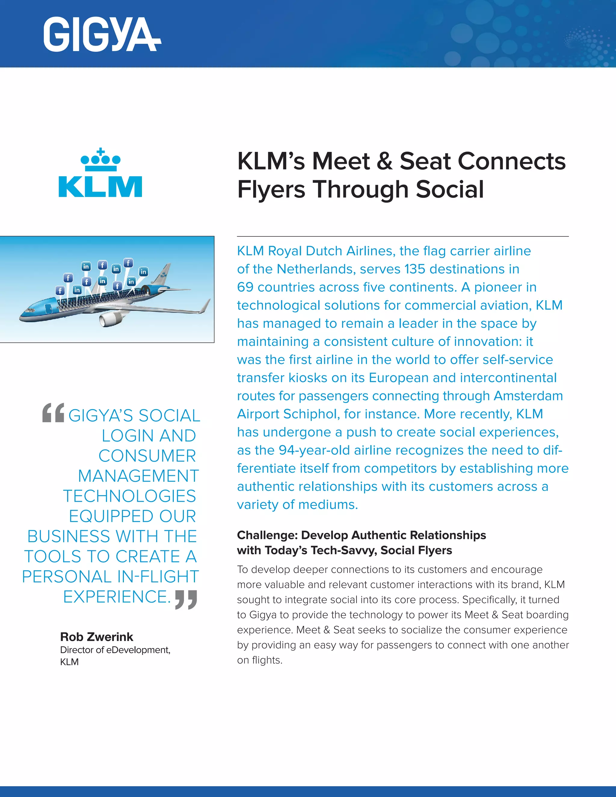 Case Study: KLM | PDF