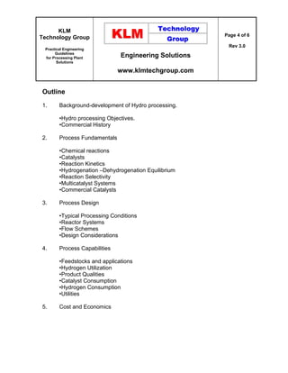 Hydrotreating Technology Training Course | PDF