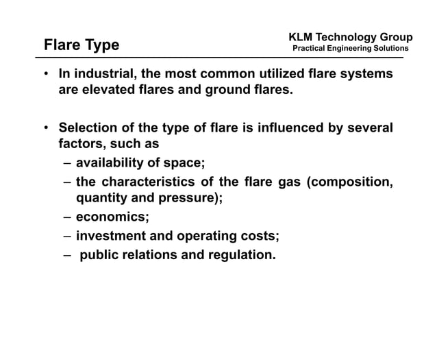 Introduction to Process Flares | PDF | Indoor Environmental Quality ...
