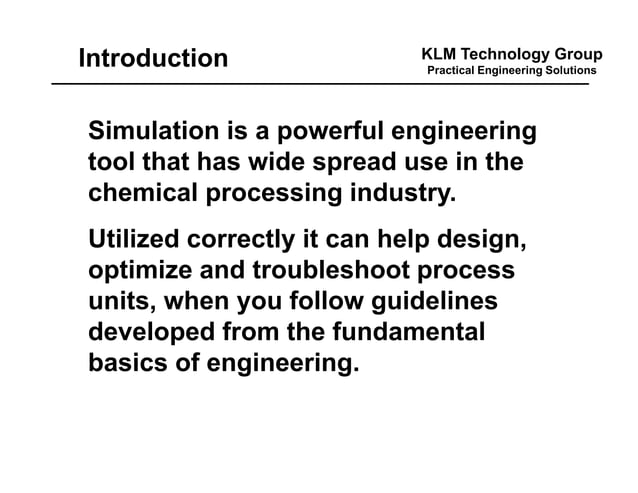 Introduction To Process Simulation | PDF