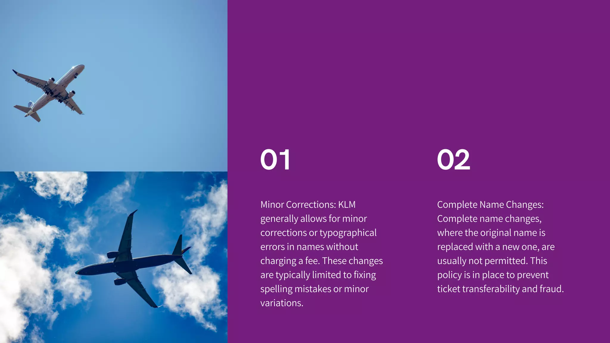 KLM Name Correction Policy | PDF