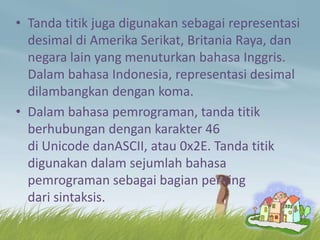 TANDA TITIK | PPTX