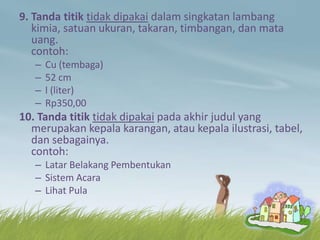 TANDA TITIK | PPT