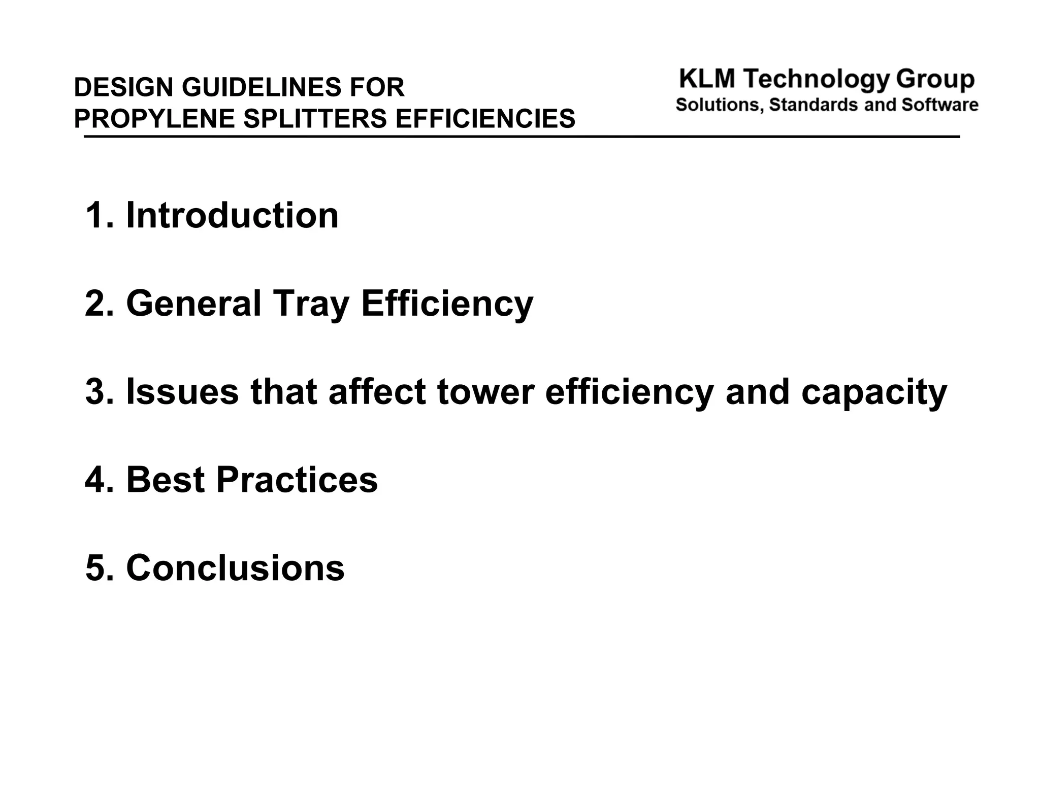Propylene C3 Splitter Tower Efficiency | PDF