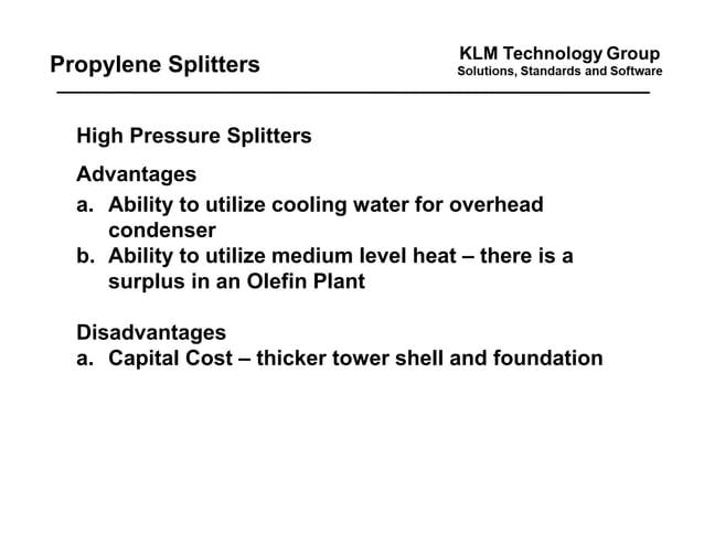 Propylene C3 Splitter Tower Efficiency | PDF | Chemistry | Science