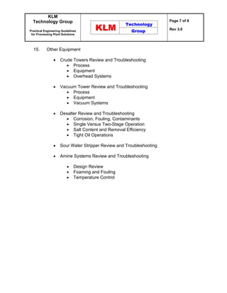 Refining Process Equipment Troubleshooting | PDF