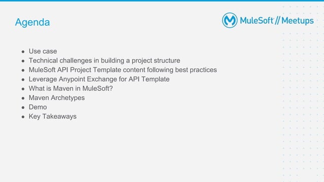 Creating MuleSoft API Template Project Using Maven Archetype | PPTX