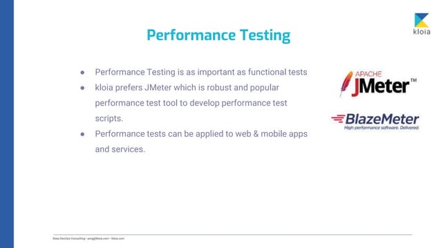 Kloia Quality Assurance Ppt