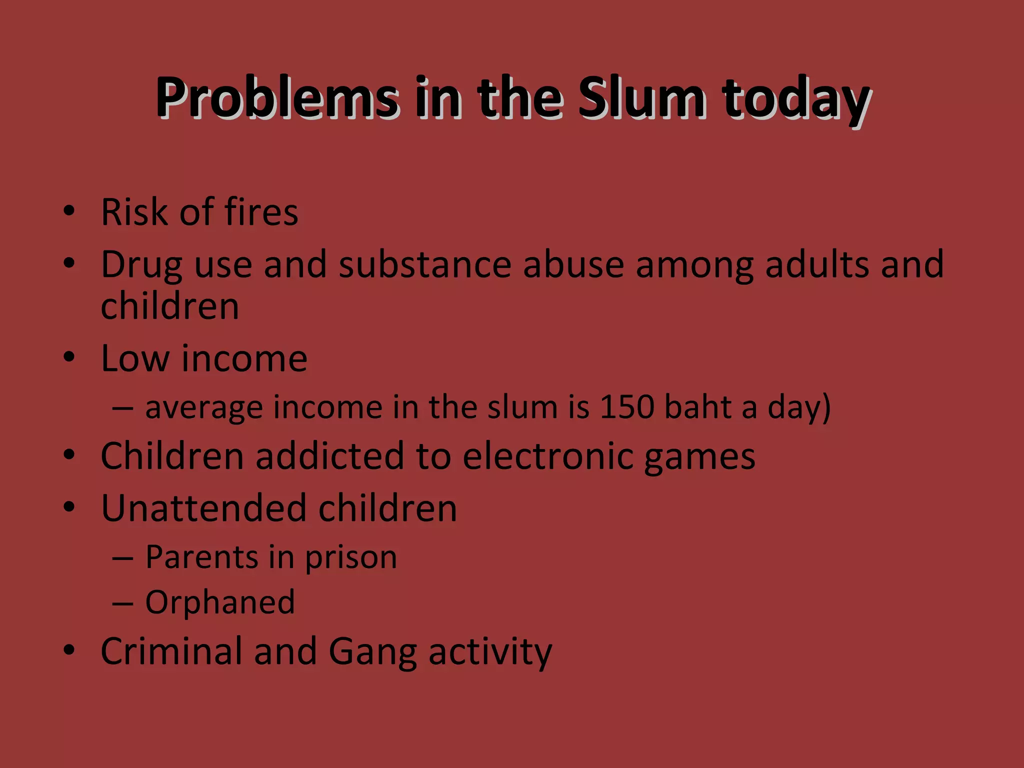 Klong Toey Slum Ppnt | PPT