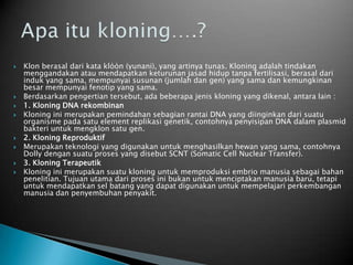 Kloning | PPT